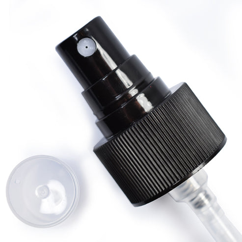 28mm Black Atomiser Spray – Caps For Bottles