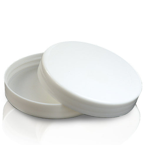 70mm/400 Smooth White Plastic Screw Lid – Caps For Bottles